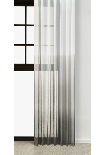 Belle Cose Degrade Renk Geçişli Gri Tül Perde 200X260 cm Belle Cose Degrade Renk Geçişli Gri Tül Perde 200X260 cm