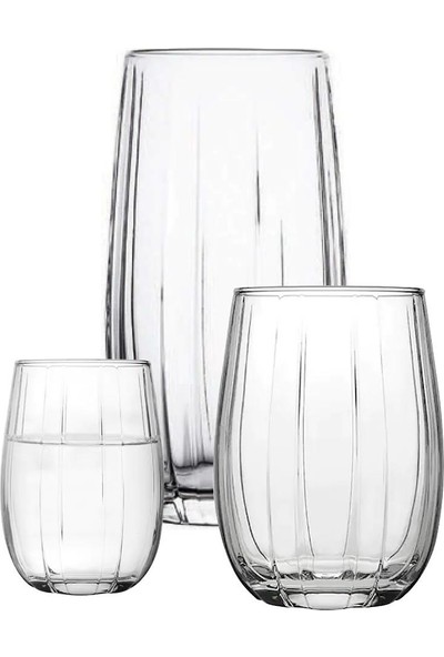 Paşabahçe Linka 18 Parça Su Meşrubat Kahve Yanı Bardağı Takımı Seti