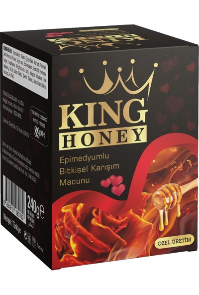 King Honey Epimedyumlu Bitkisel Macun 240 gr