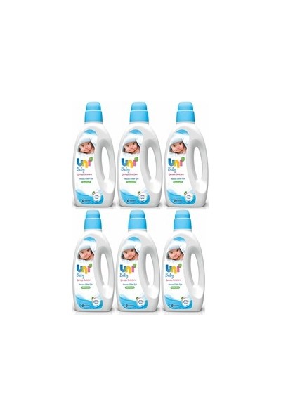 Uni Baby Çamaşır Deterjanı 1500 ml - 6'lı