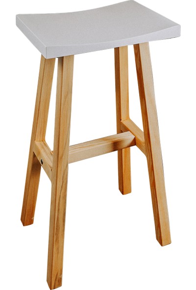 Diva Ahşap Bar Taburesi