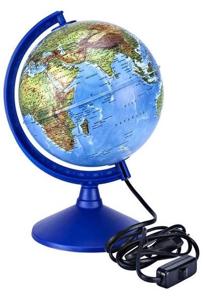 BRONS KÜRE IŞIKLI 26 CM SİYASİ/FİZİKİ BR-805