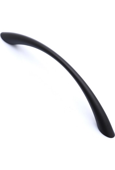 Enfute Kalın Yay Küçük Metal Mobilya Kulp Mat Siyah 64 mm Enfute Kalın Yay Küçük Metal Mobilya Kulp Mat Siyah 64 mm