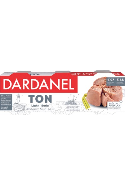 Dardanel Light Ton Balığı 80gr x 3 Dardanel Light Ton Balığı 80gr x 3