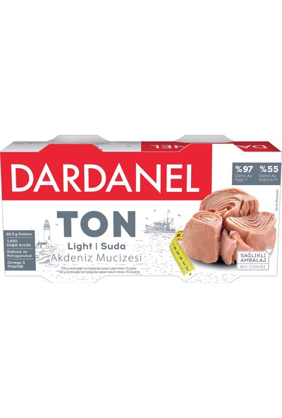 Dardanel Light Ton Balığı 150 gr x 2 Dardanel Light Ton Balığı 150 gr x 2