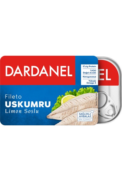 Dardanel Uskumru Limon Soslu 110 gr Dardanel Uskumru Limon Soslu 110 gr