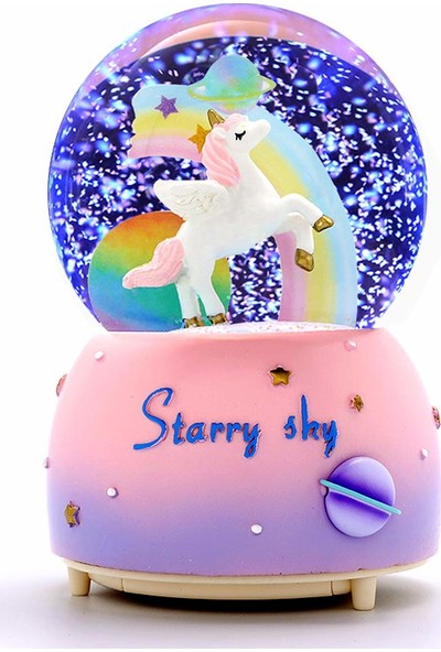 Wepools Unicorn Işıklı Müzikli Kar Motorlu Kar Küresi Büyük Boy Wepools Unicorn Işıklı Müzikli Kar Motorlu Kar Küresi Büyük Boy