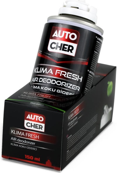 Auto Cher Klima Fresh Elma- Klima Koku Giderici Elma 150 ml Auto Cher Klima Fresh Elma- Klima Koku Giderici Elma 150 ml