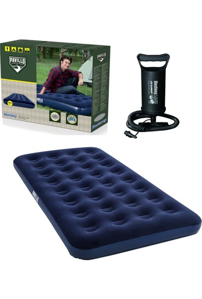 Bestway Pavillo Geniş Tek Kişilik Pompa Dahil Şişme Yatak 67001 Bestway Pavillo Geniş Tek Kişilik Pompa Dahil Şişme Yatak 67001