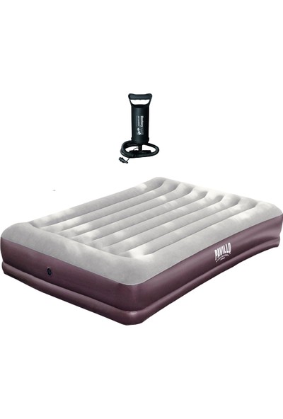 Bestway Pavillo Tritech Iki Katlı Çift Kişilik Pompa Dahil Şişme Yatak 67699