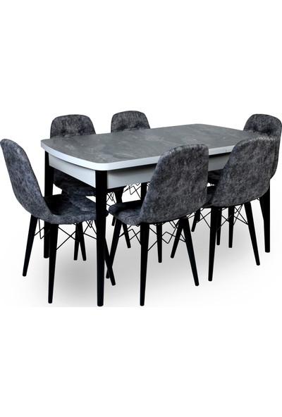 Efe-4003 Mermer Desen Kelebek Açılır Ahşap Ayaklı 6 Kişilik Yemek Masası Efe-4003 Mermer Desen Kelebek Açılır Ahşap Ayaklı 6 Kişilik Yemek Masası