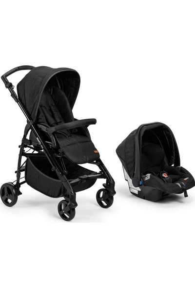Kraft Pilot Travel Sistem Bebek Arabası Siyah