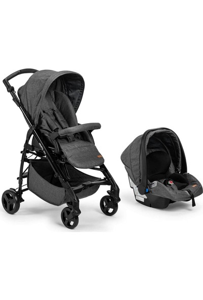 Kraft Pilot Travel Sistem Bebek Arabası Gri