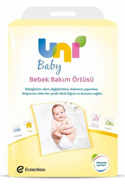 Uni Baby Bebek Bakım Örtüsü 10'lu