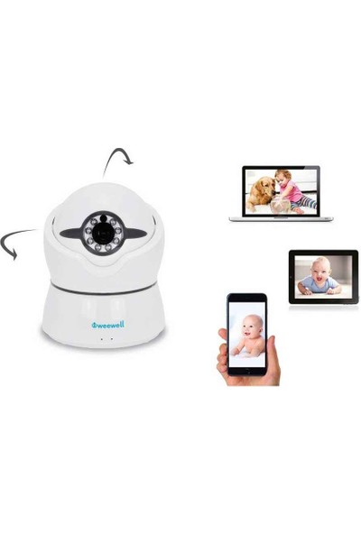 Weewell WMV920 Uni-Viewer Pro Silver Bebek Kamerası Weewell WMV920 Uni-Viewer Pro Silver Bebek Kamerası