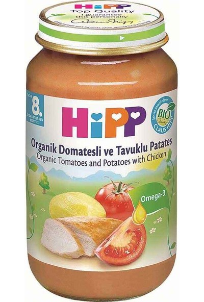 HiPP Organik Domates Ve Tavuklu Patates 220 gr. HiPP Organik Domates Ve Tavuklu Patates 220 gr.