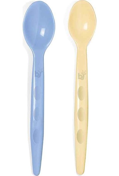 Babyjem 2'Li Mama Kaşığı Mavi-Sarı