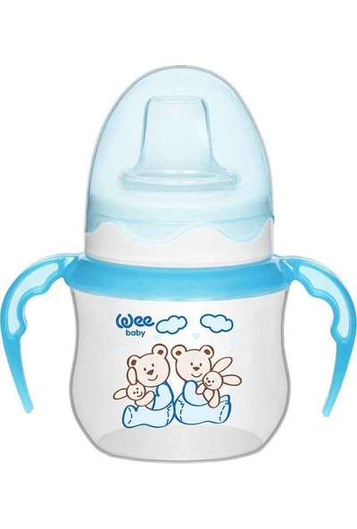Wee Baby 753 Akıtmaz Kulplu PP Bardak 125ml - Mor Wee Baby 753 Akıtmaz Kulplu PP Bardak 125ml - Mor