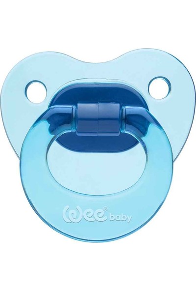 Wee Baby Akide Damaklı Emzik No:3 - MAVİ Wee Baby Akide Damaklı Emzik No:3 - MAVİ