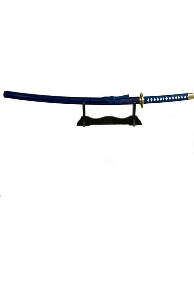 Dünyadan Hediyeler 100 cm Japon Stantlı Samuray Kılıcı Katana Mavi