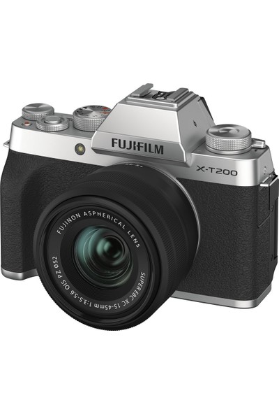 Fujifilm X-T200 Gümüş + Xc 15-45 Lens Kit