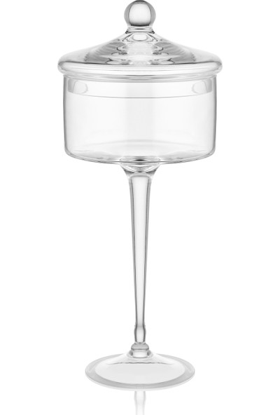 Cam Ayaklı Kurabiyelik 17 x 45 cm