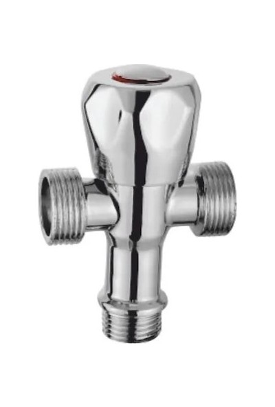 Versu Armature Çift Çıkışlı Çamaşır Makinası Musluğu Versu Armature Çift Çıkışlı Çamaşır Makinası Musluğu