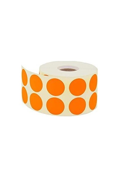 Tanex Etiketi Fosforlu 25 mm 2500'LÜ Turuncu Tanex Etiketi Fosforlu 25 mm 2500'LÜ Turuncu