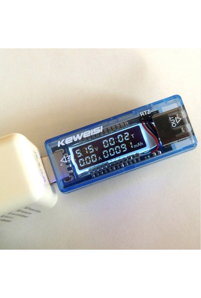 Keweisi USB Tester Akım Ölçer Voltmetre Ampermetre Keweisi USB Tester Akım Ölçer Voltmetre Ampermetre