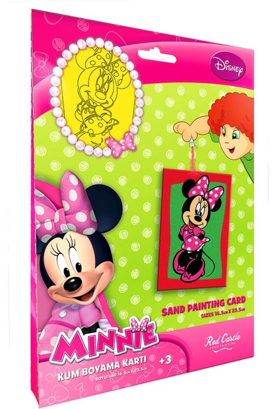 Red Castle Minnie 1 Kum Boyama Kartları Red Castle Minnie 1 Kum Boyama Kartları
