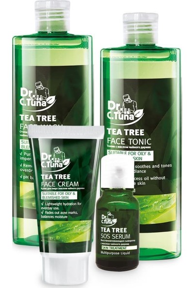 Farmasi Dr. C. Tuna Çay Ağacı 4'lü Yüz Bakım Seti 9408400099999