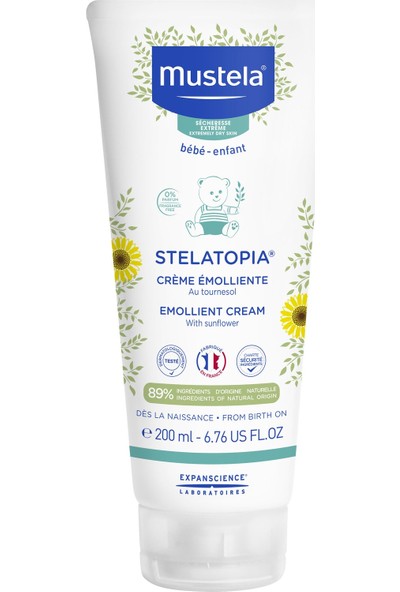 MUSTELA Stelatopia Emollient Cream 200 ml - Çok Kuru ve Atopik Ciltler İçin Yumuşatıcı Krem MUSTELA Stelatopia Emollient Cream 200 ml - Çok Kuru ve Atopik Ciltler İçin Yumuşatıcı Krem