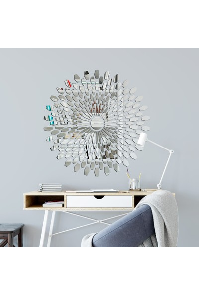 Dez Geometrik Mandala Dekoratif Duvar Aynası