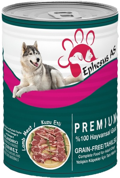 Ephesus As 415 gr x 24 Adet Kuzu Etli Premium Köpek Konservesi Yaş Mama Ephesus As 415 gr x 24 Adet Kuzu Etli Premium Köpek Konservesi Yaş Mama