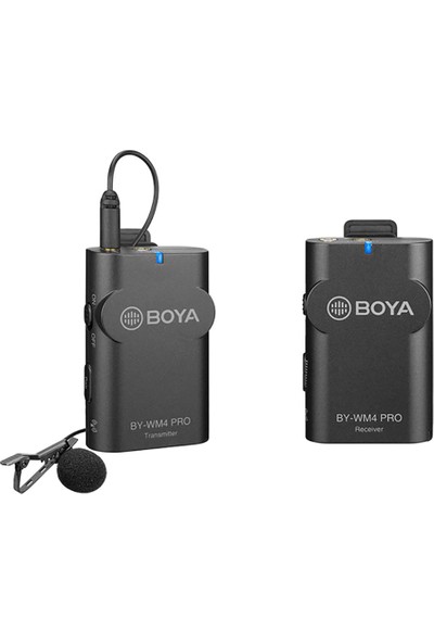 Boya BY-WM4 Pro K1 Kablosuz Yaka Mikrofonu Boya BY-WM4 Pro K1 Kablosuz Yaka Mikrofonu