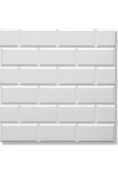 Istanbul Stropiyer Tavan ve Duvar Kaplama Beyaz 50 x 50 cm Istanbul Stropiyer Tavan ve Duvar Kaplama Beyaz 50 x 50 cm