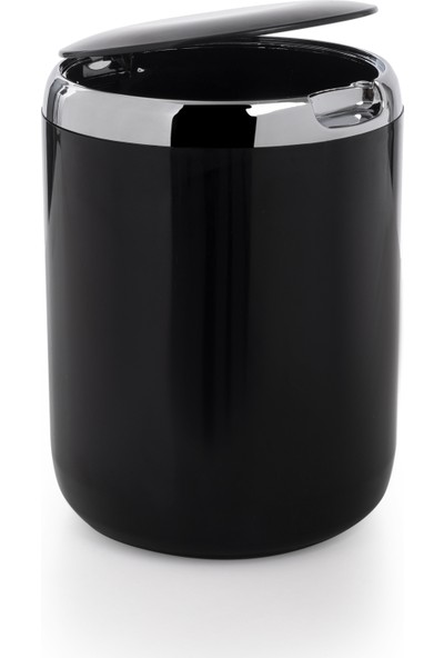 Primanova Tezgah Üstü Plastik Kapaklı Çöp Kovası 3 lt Siyah M-E29-06-P Primanova Tezgah Üstü Plastik Kapaklı Çöp Kovası 3 lt Siyah M-E29-06-P