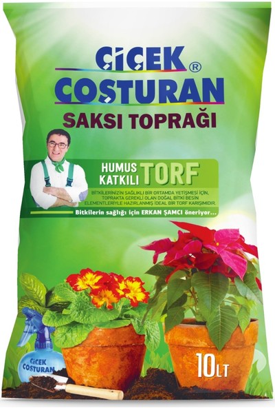 Çiçek Coşturan Saksı Toprağı 10 lt
