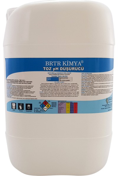 Brtr Kimya TOZ pH DÜŞÜRÜCÜ - 10 KG Brtr Kimya TOZ pH DÜŞÜRÜCÜ - 10 KG