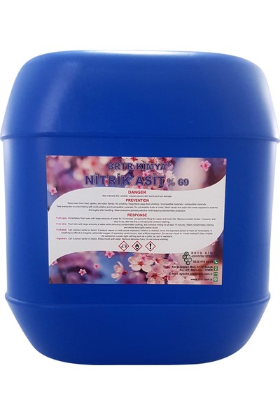 Brtr kimya 30 kg NİTRİK ASİT %69 Brtr kimya 30 kg NİTRİK ASİT %69