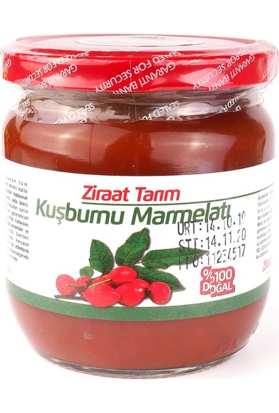 Ziraat Tarım Şeker İlavesiz Kuşburnu Marmelatı 450 Gr Ziraat Tarım Şeker İlavesiz Kuşburnu Marmelatı 450 Gr