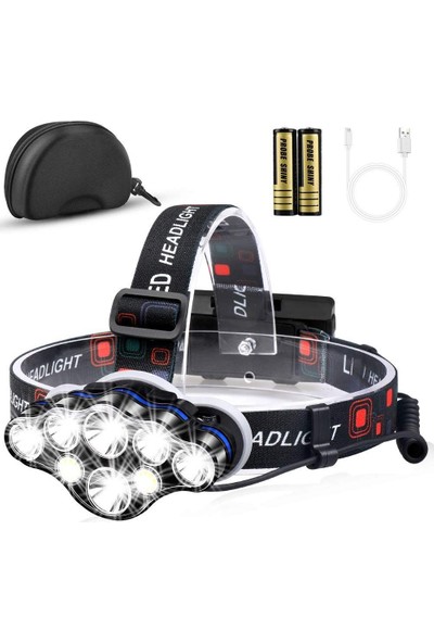 8 LED Headlight Flashlight 8 LED Headlight Flashlight