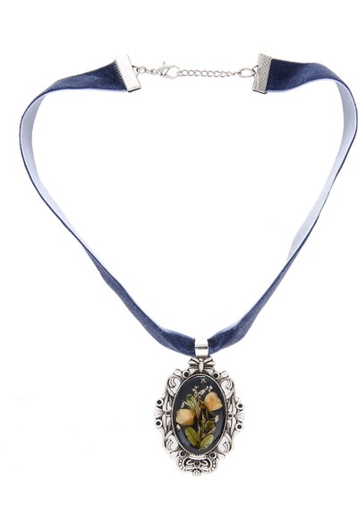 Halley Concept Özel El Yapımı Çiçek Tasarım Reçine Kadın Kolye