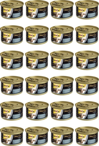 Gimcat Shinycat Tuna Balıklı Karidesli Konserve Kedi Maması 70 gr x 24 Adet Gimcat Shinycat Tuna Balıklı Karidesli Konserve Kedi Maması 70 gr x 24 Adet