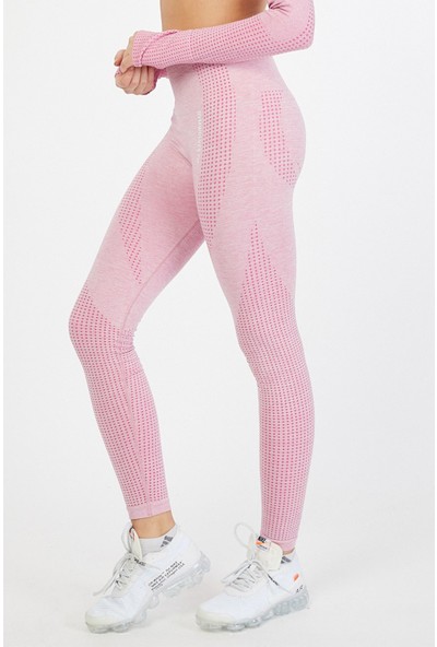 Gymwolves Dikişsiz Spor Tayt Pink Seamles Leggings Activated Gymwolves Dikişsiz Spor Tayt Pink Seamles Leggings Activated