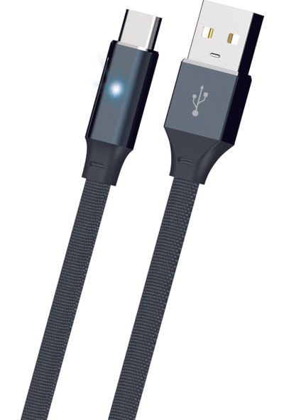 Polosmart PSM29 Type-C LED Uyarılı Şarj Kablosu