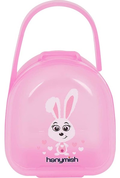 Hanymish Tavşan Modelli Emzik Saklama Kabı Hanymish Tavşan Modelli Emzik Saklama Kabı