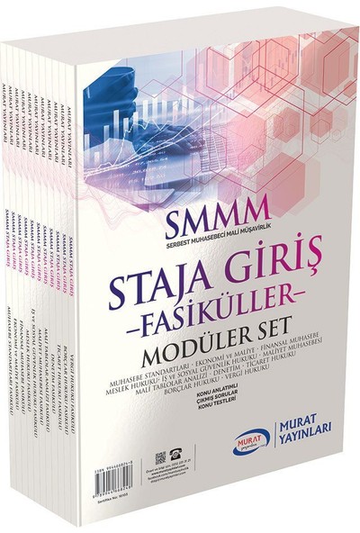 Murat Yayınları SMMM Staja Giriş Fasiküller Konu Anlatımlı Modüler Set
