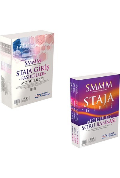 Murat Yayınları SMMM Staja Giriş Fasiküller Soru Bankası Ve Konu Anlatımlı Kazandıran Set Murat Yayınları SMMM Staja Giriş Fasiküller Soru Bankası Ve Konu Anlatımlı Kazandıran Set
