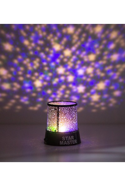 Aldebaran Reklam Starmaster Gece Lambası Renkli Yıldızlar